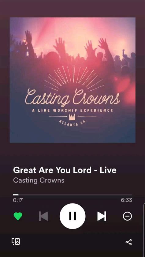 Verse And Song Of The Day In 2022 Great Are You Lord It Cast