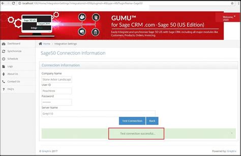 Sage Plugin Configuration New Framework In Gumu For Sage CRM Sage Integration Sage