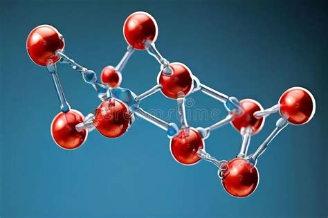Molecular Structure Of Vaccine D Representation Of The Vaccines Stock Image Image Of Vaccine