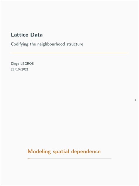 Lattice Data 2 Pdf Matrix Mathematics Spatial Analysis