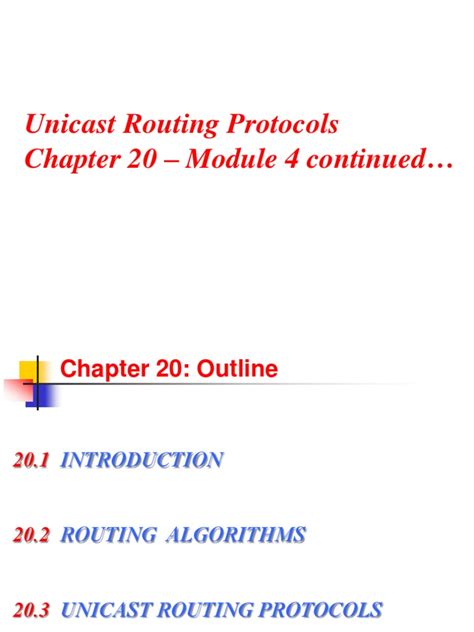 Unicast Routing Pdf Routing Router Computing