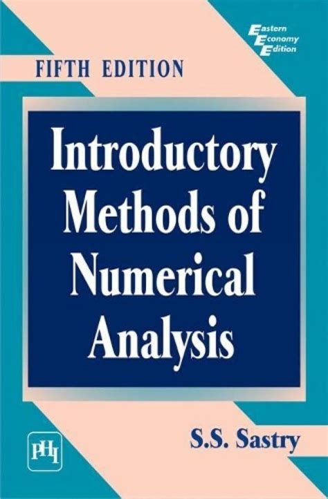 Buy Introductory Methods Of Numerical Analysis 5th Edn Book Online At