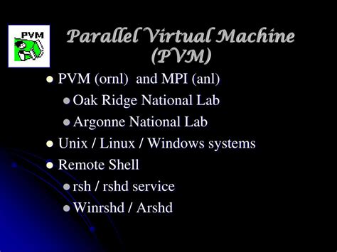 Ppt 4 Parallel Computing And Pvm Powerpoint Presentation Free