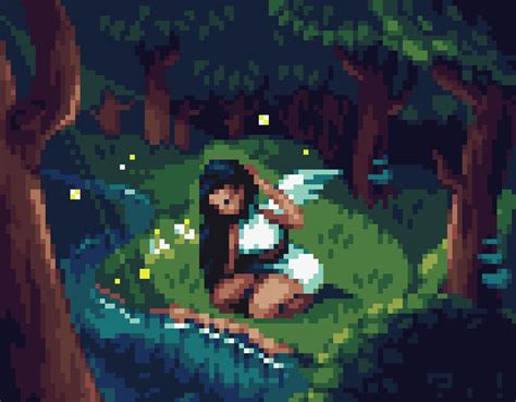 An Angel Scene Rpixelart