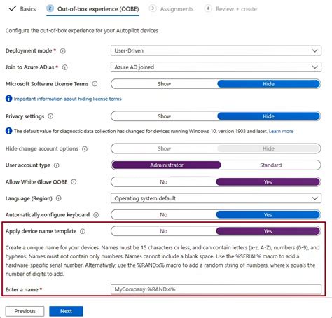 How To Set Computer Name During Windows 10 Autopilot Deployment User