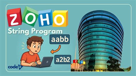 Zoho Coding Recently Asked 🚀 String Compression Using Counts Code