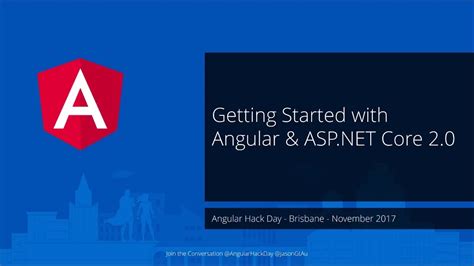 Getting Started With Angular And Aspnet Core 20 Youtube