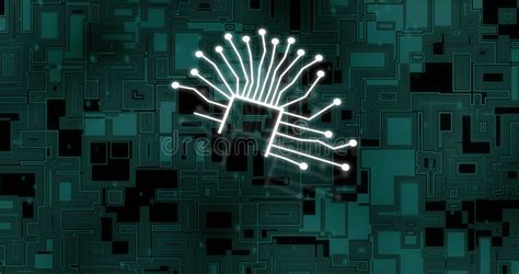 Animation Of Digital Processor With Ai Text Over Moving Shapes Stock Animation Of Digital Processor With Ai Text Over Moving Shapes Stock