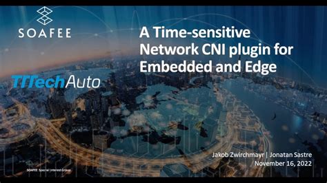 Tttech A Time Sensitive Network Cni Plugin For Embedded And Edge Youtube