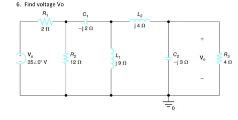 Solved Find Voltage Vo Chegg