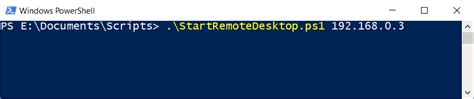 Powershell Starting Remote Desktop Once Server Available Michael Casey