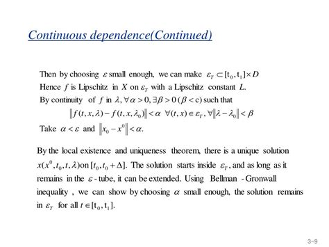 Ppt Existence And Uniqueness Theorem Local Theorem Powerpoint Presentation Id 257121