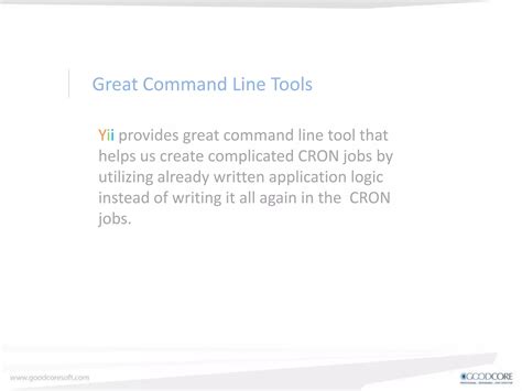 Why Choose Yii Framework Ppt