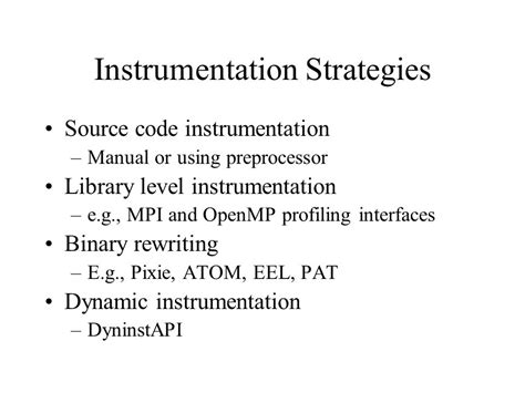 performance instrumentation and measurement for terascale systems jack dongarra shirley moore