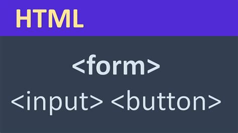 Thẻ Form Trong Html