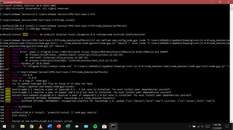 Npm Install And Start Errors · Issue 411 · Insidesherpajpmc Tech Task 2