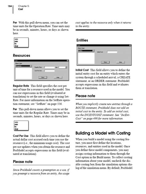 promodel user guide 3 pdf simulation parameter computer programming