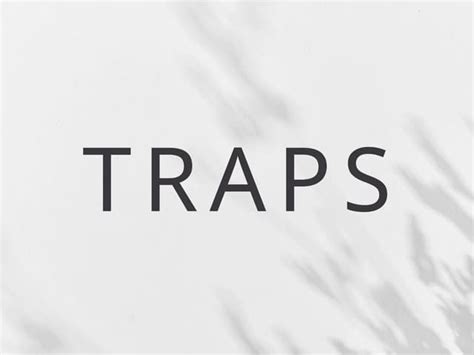 Trap And Their Types Purpose Of Traps Materials Pptx