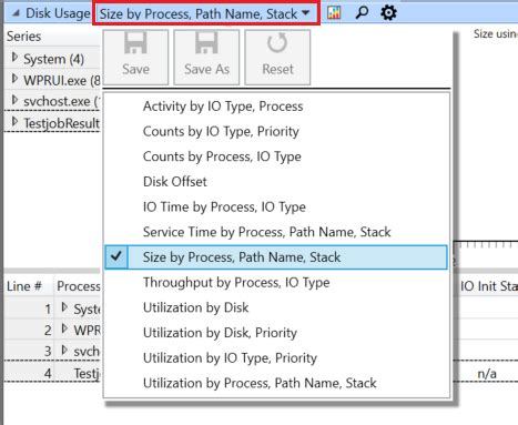 Windows Performance Analyzer Table Graph Configurations Part 1
