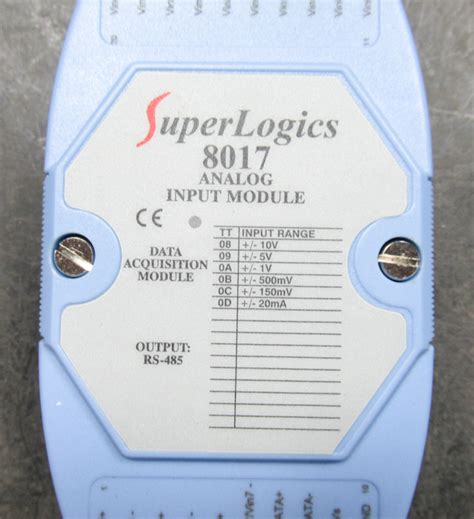 Used Superlogics 8017 Thermocouple Analog Input Module