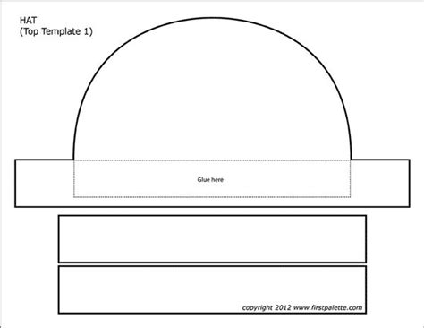 Editable Preschool Hat Template