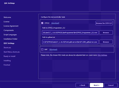 Installing From Binary Packages Squish