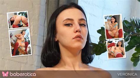 Veronica Has A Cleanly Shaved Very Pink Pussy She Shows Us Today