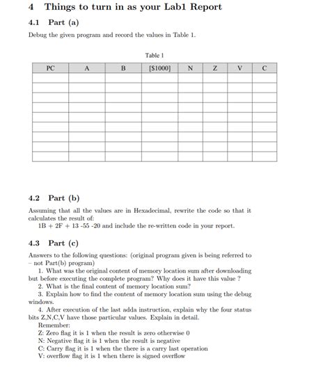 Solved ¡lab1 Code Entry Assembly And Execution Data