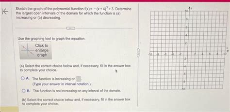 solved sketch the graph of the polynomial function