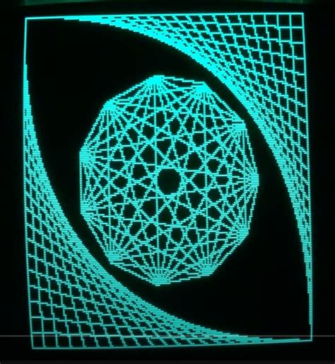 Nice Simple 8 Bit Graphics From 1981 Apple Trs 80 Monochrome