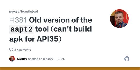 Old Version Of The `aapt2` Tool Cant Build Apk For Api35 · Issue