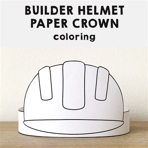 Construction Hat Printables
