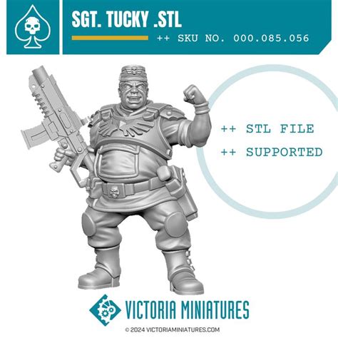 3d Printable Sgt Tucky By Victoria