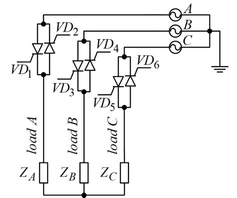 Three Phase Thyristor Voltage Regulator Download Scientific Diagram