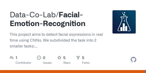 GitHub Data Co Lab Facial Emotion Recognition This Project Aims To