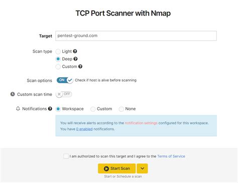 How To Configure The TCP UDP Port Scanners