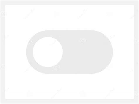 Disabled Toggle Button Ui Element Template Stock Vector Illustration Of Mobile Menu 264139756