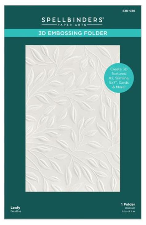 Spellbinders Tile Reflection 3d Embossing Folder W30