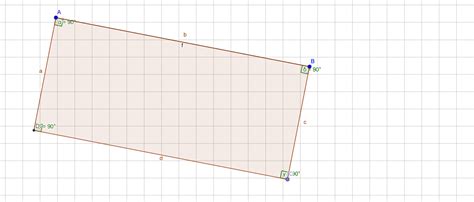 Rectangle Construction Geogebra