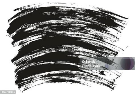 플랫 페인트 브러시 얇은 곡선 배경 높은 세부 사항 추상 벡터 배경 설정 0명에 대한 스톡 벡터 아트 및 기타 이미지 0명 개념 개체 그룹 Istock