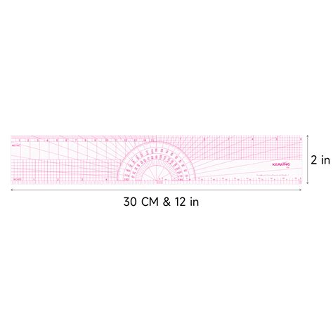 Pattern Grading Ruler 30cm And 12