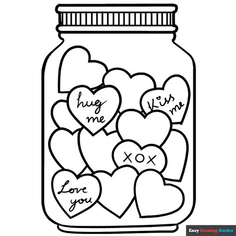 Candy Jar Clip Art Print Coloring Pages [2025]