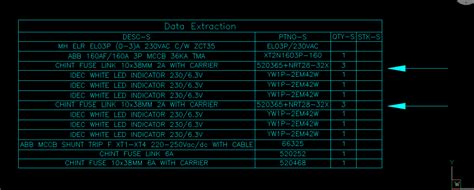 Table Combine Equal Row Autolisp Visual Lisp And Dcl Autocad Forums