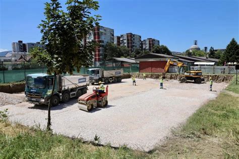 Почна изградбата на училишен затворен базен во Општина Чаир Во Центар