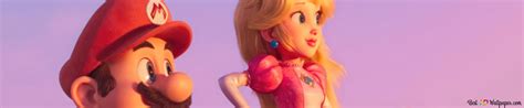 Mario With Princess Peach And Toad 超级马里奥兄弟（电影） 4k 壁纸下载