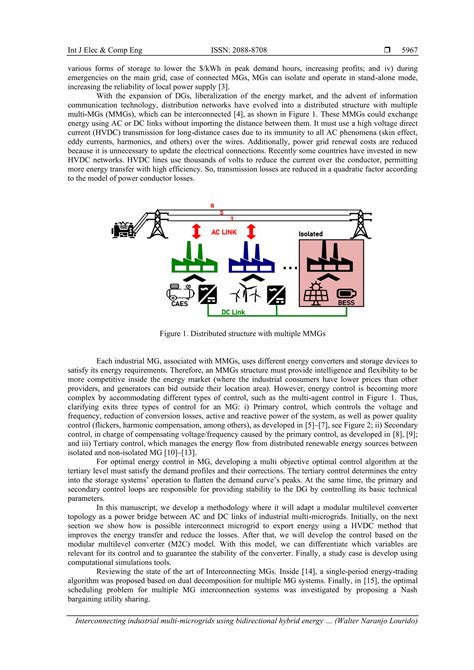 Interconnecting Industrial Multi Microgrids Using Bidirectional Hybrid Energy Links Pdf
