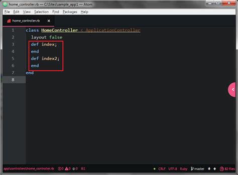 Template Rendering And Redirecting In Ruby On Rails