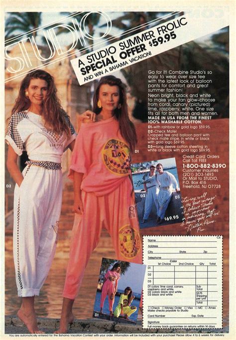 Fashion Highlights From Cosmopolitan Magazines June 1990 Issue