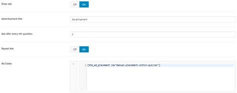 How To Embed Ads Into A Quiz Advanced Ads
