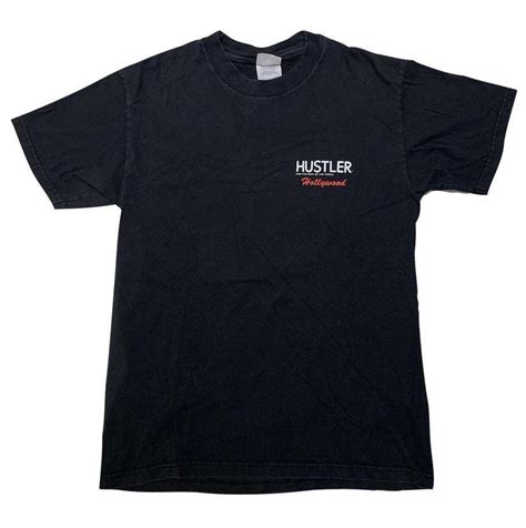 Vintage Hustler Magazine Hollywood Tee Mens Fashion Tops And Sets